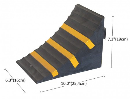 Rubber Wheel Chock dimensions.jpg :: Security & Safety
