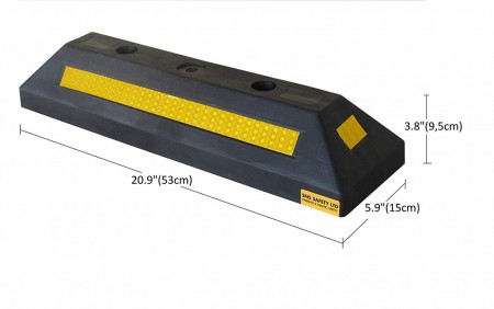 Plastic parking wheel stop dimensions.jpg :: Security & Safety